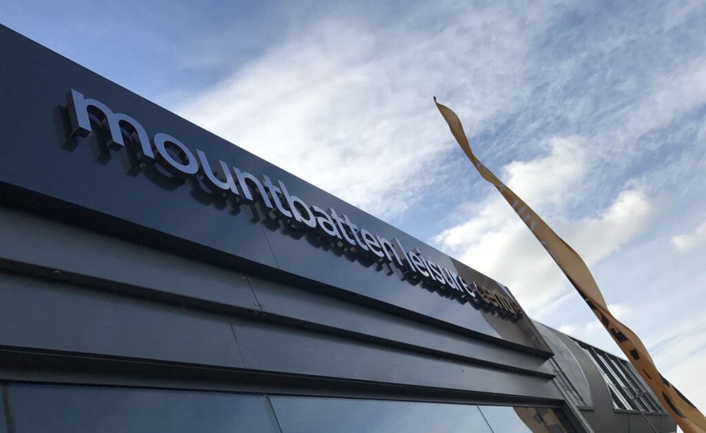 Mountbatten Leisure Centre roof works underway - BH Live